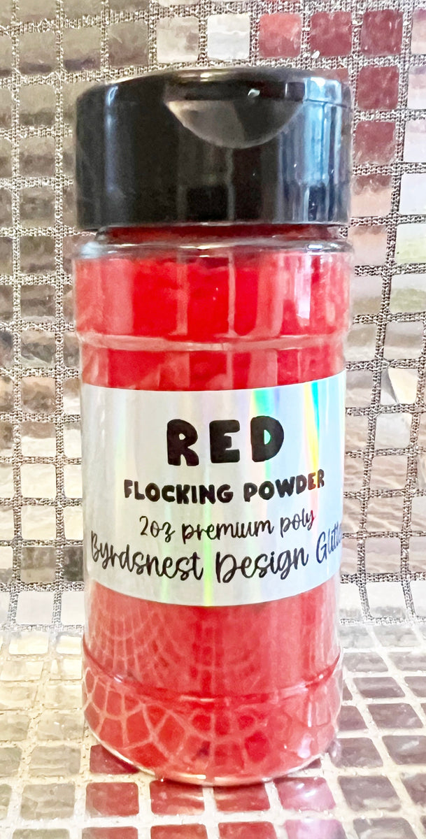Red Flocking Powder – Byrdsnest Design