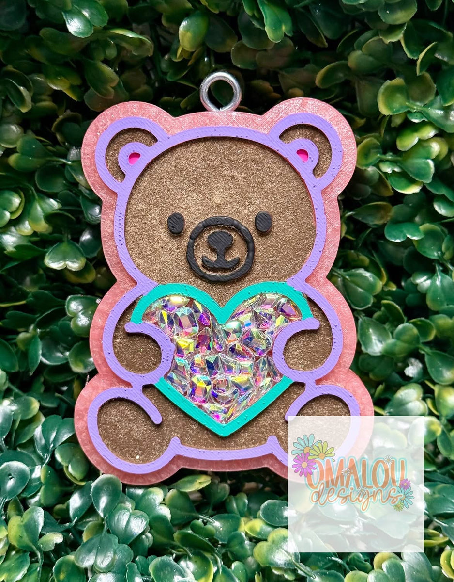 BNDX Valentine Bear w/ Heart – Byrdsnest Design