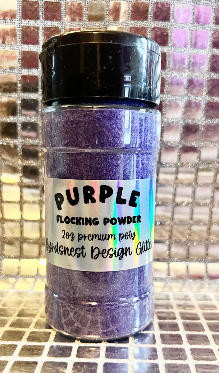 Purple Flocking Powder – Byrdsnest Design