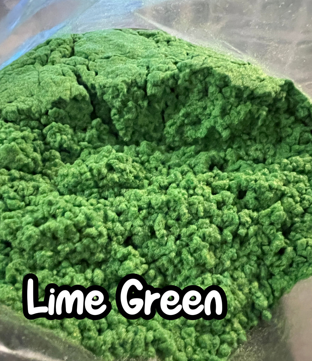Lime Green Flocking Powder – Byrdsnest Design